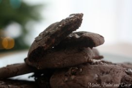 After Dinner Mint Chocolate Cookies - Makes, Bakes and Decor