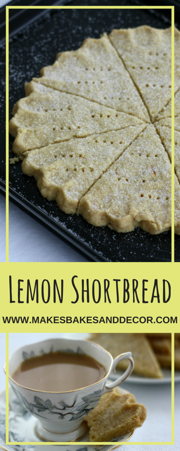 Lemon Shortbread - Makes, Bakes and Decor