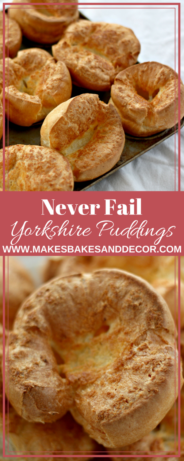 Never Fail Yorkshire puddings - Makes, Bakes and Decor