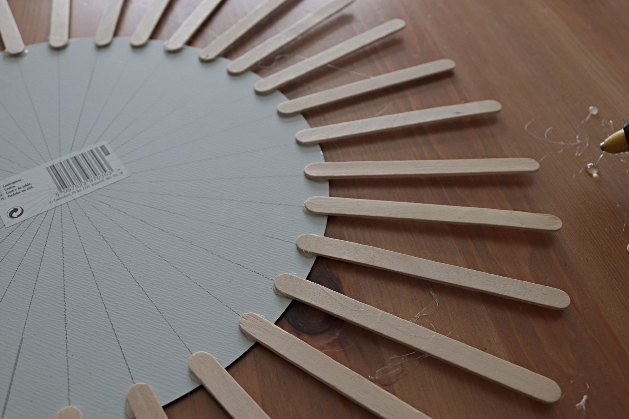 Popsicle Stick Sunburst Mirror DIY - Makes, Bakes and Decor