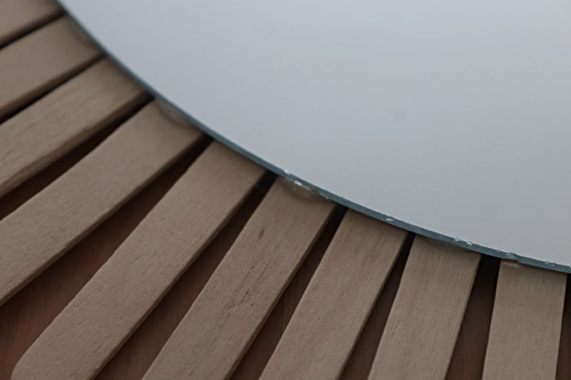 Popsicle Stick Sunburst Mirror DIY - Makes, Bakes and Decor